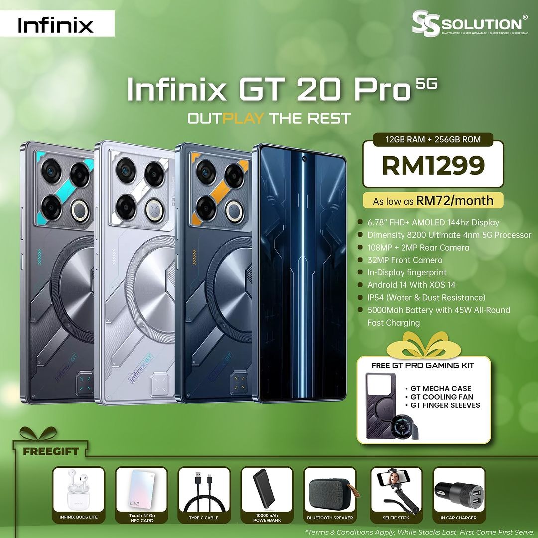 Infinix GT 20 PRO Blue 256 GB, Mobile Phones & Gadgets, Mobile Phones ...