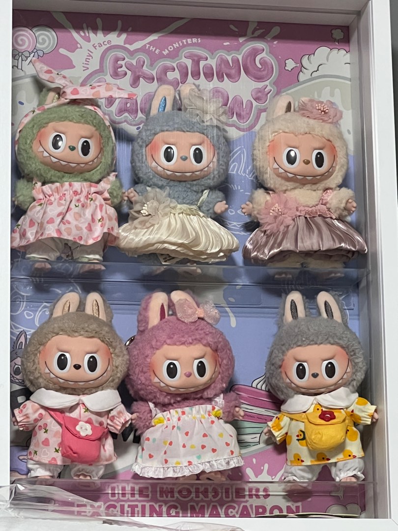 Labubu display case with light, Hobbies & Toys, Toys & Games on Carousell