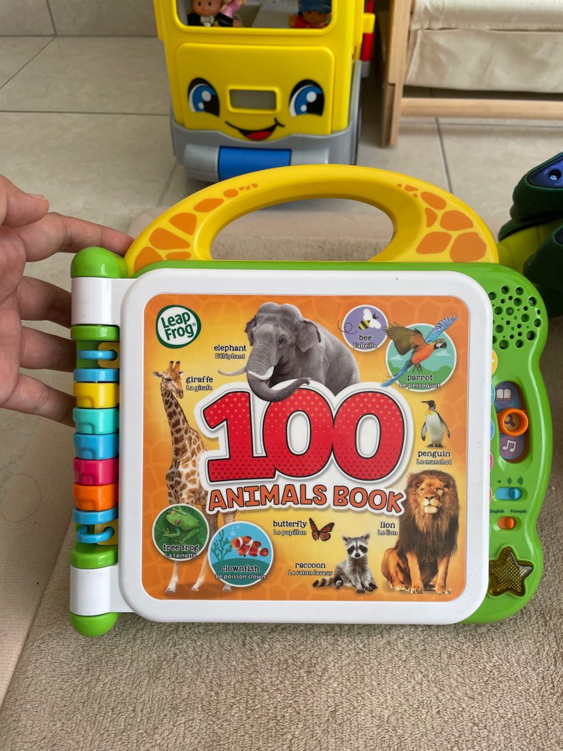 Leapfrog 100 Animals Book, Hobbies & Toys, Toys & Games on Carousell