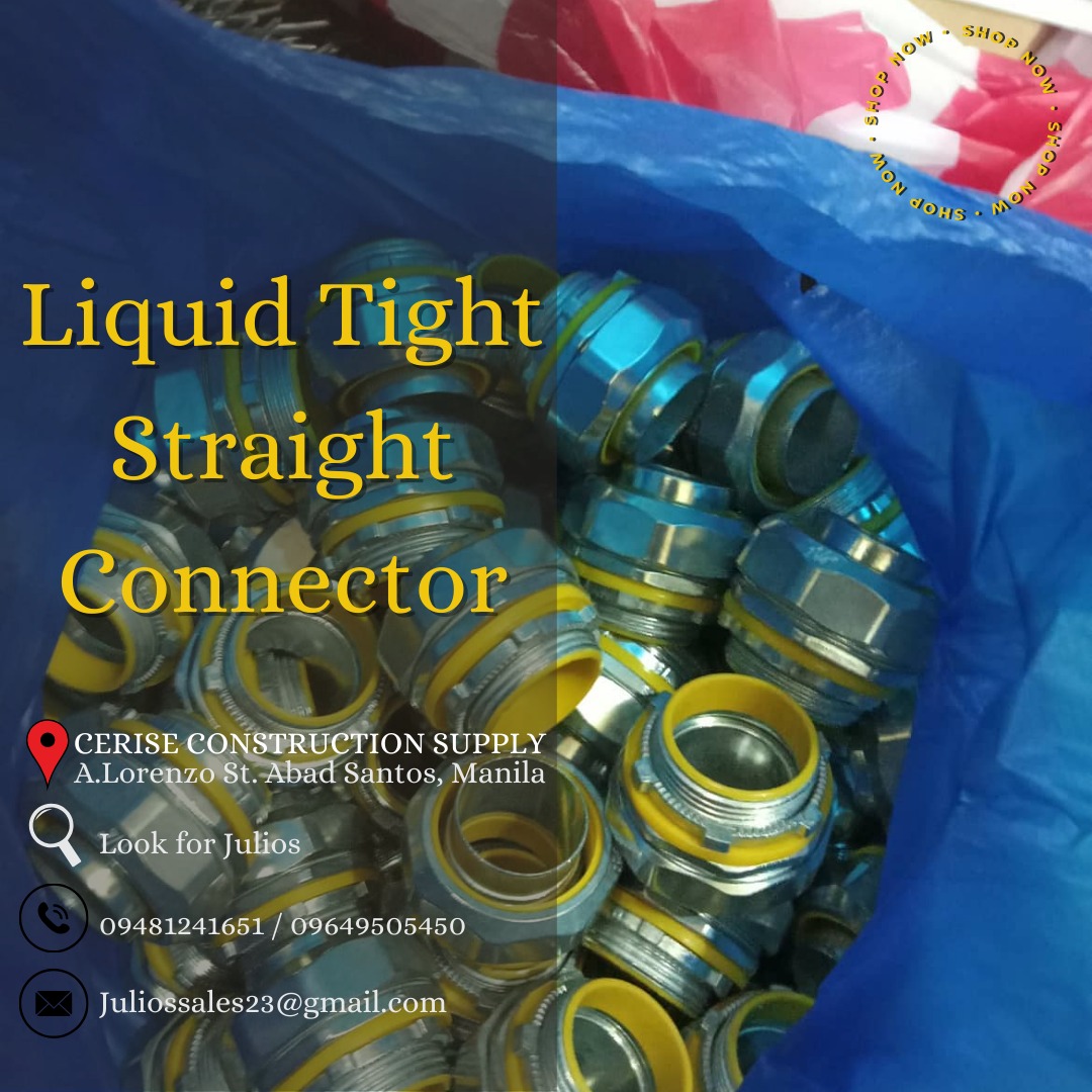 Liquid Tight Straight Connector, Commercial & Industrial, Construction ...