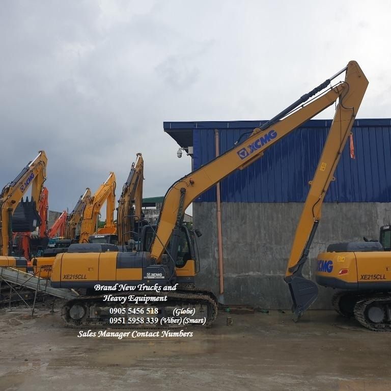long arm backhoe excavator XCMG XE215CLL 0.40cbm long arm, Special ...