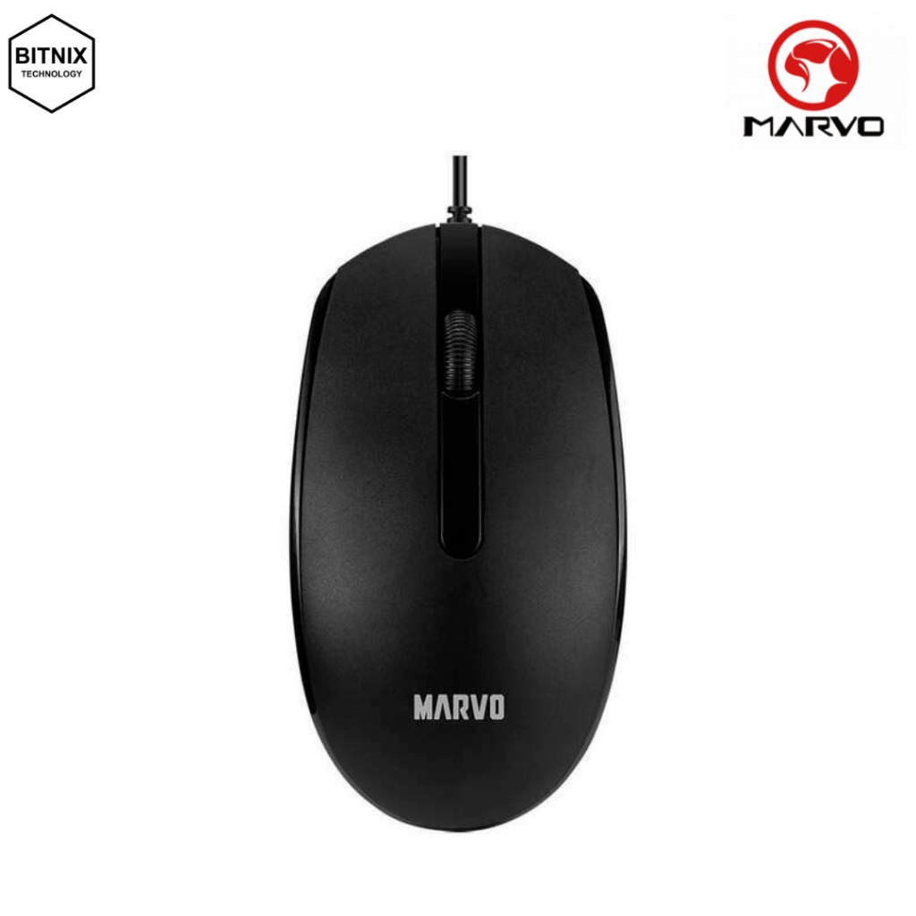 MARVO MS003 Black Wired Mouse, Computers & Tech, Parts & Accessories ...