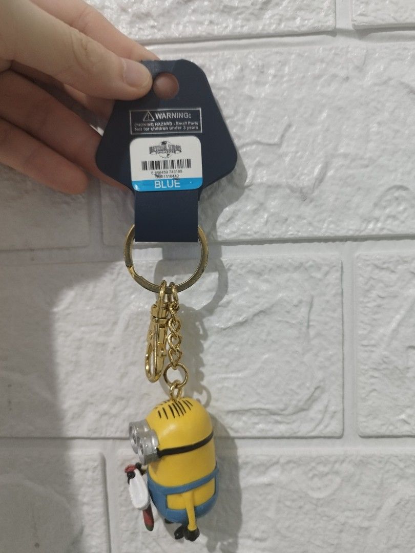 Official Universal Studios Keychain Gantungan Kunci Minion, Toys ...