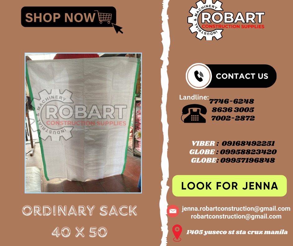 ordinary sack 40'' x 50'', Commercial & Industrial, Construction Tools ...