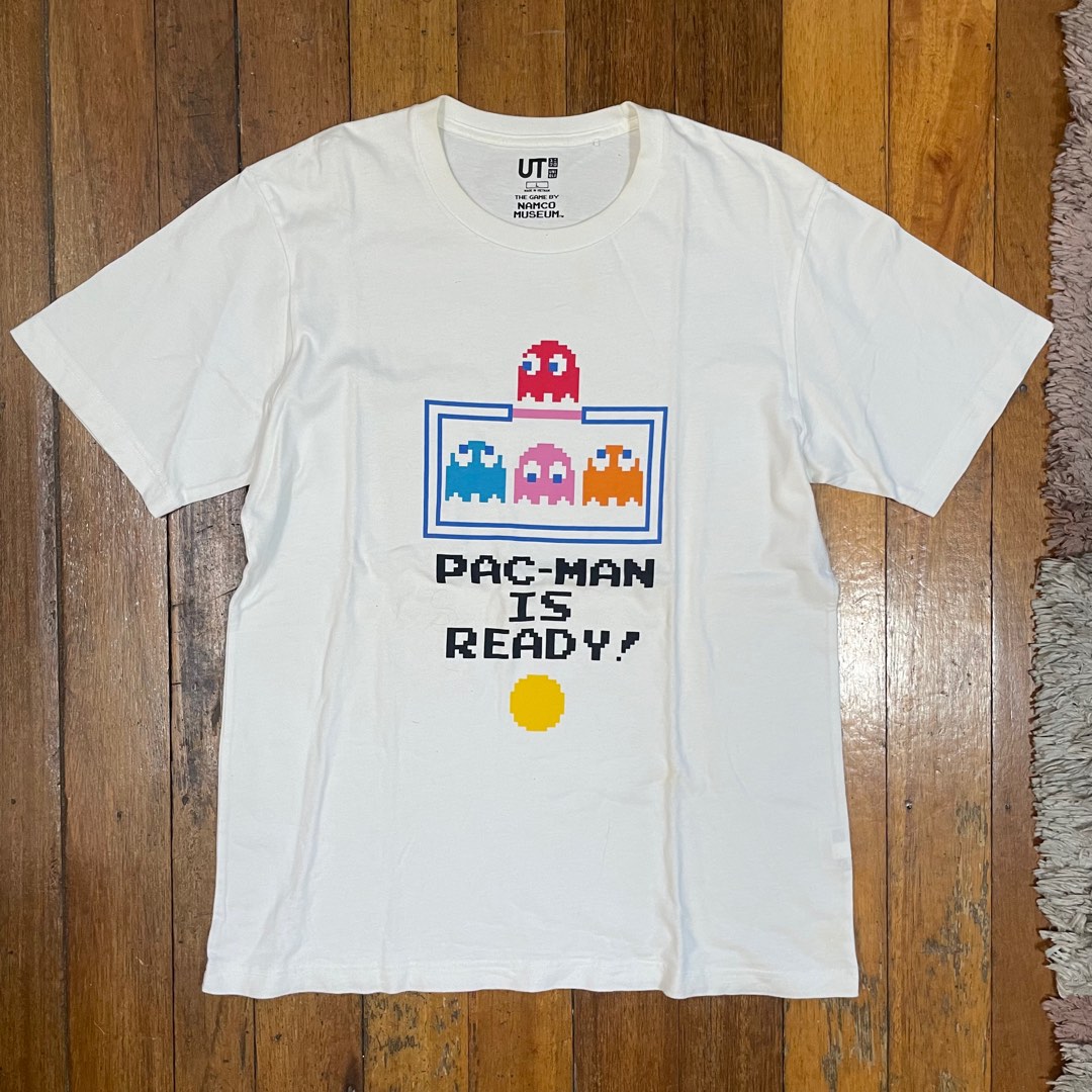 Pacman x Uniqlo, Men's Fashion, Tops & Sets, Tshirts & Polo Shirts on ...