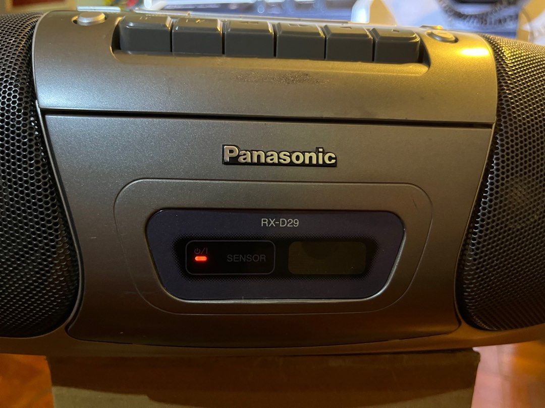 Panasonic RX-D29 Radio Cassette CD MP3 Boombox, Audio, Portable Music ...