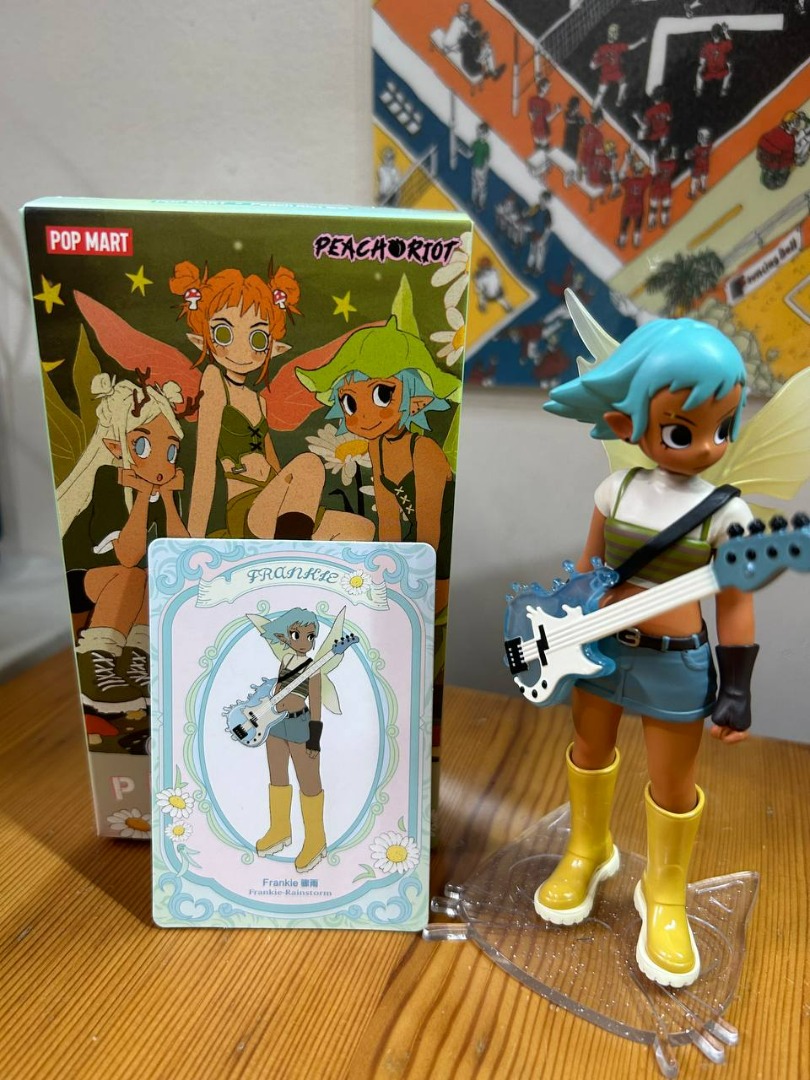Pop Mart Peach Riot: Punk Fairy - Frankie Rainstorm, Hobbies & Toys ...