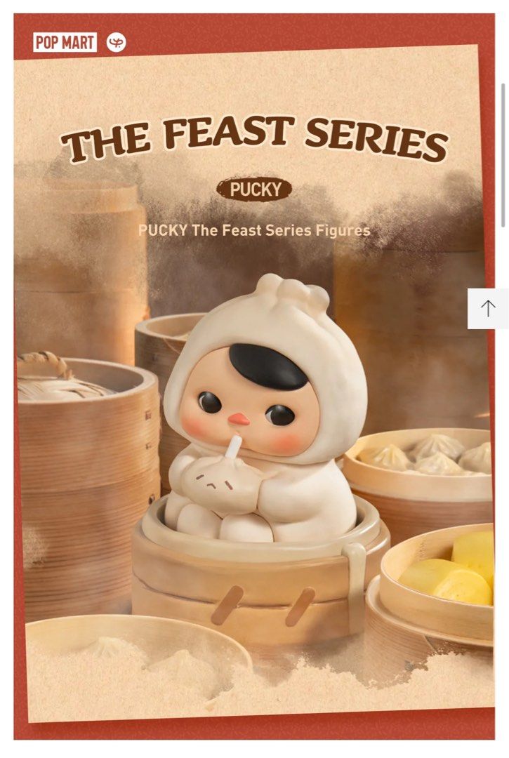 Popmart Pucky Feast Series, Hobbies & Toys, Toys & Games on Carousell