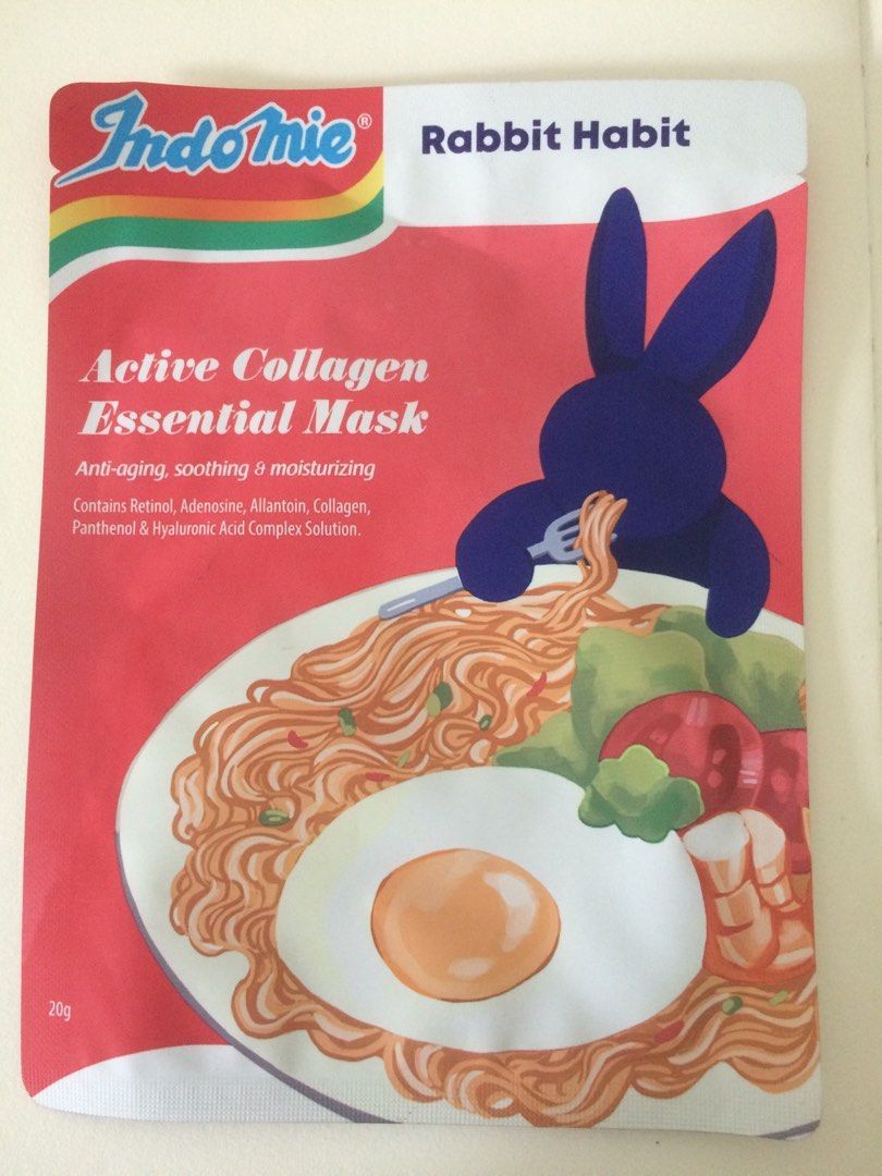 Rabbit Habit Calming Treatment Mask & Active Collagen Essential Mask ...