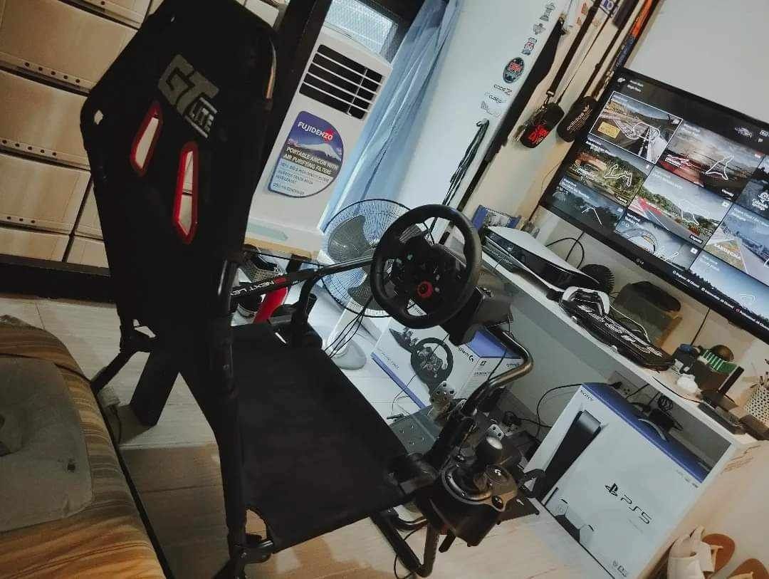Racing Simulator Rig Foldable (Logitech G29 set & Next Level Racing GT ...