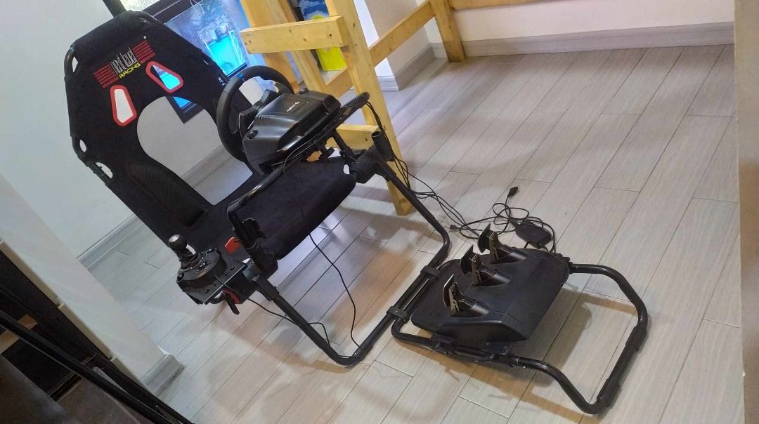 Racing Simulator Rig Foldable (Logitech G29 set & Next Level Racing GT ...