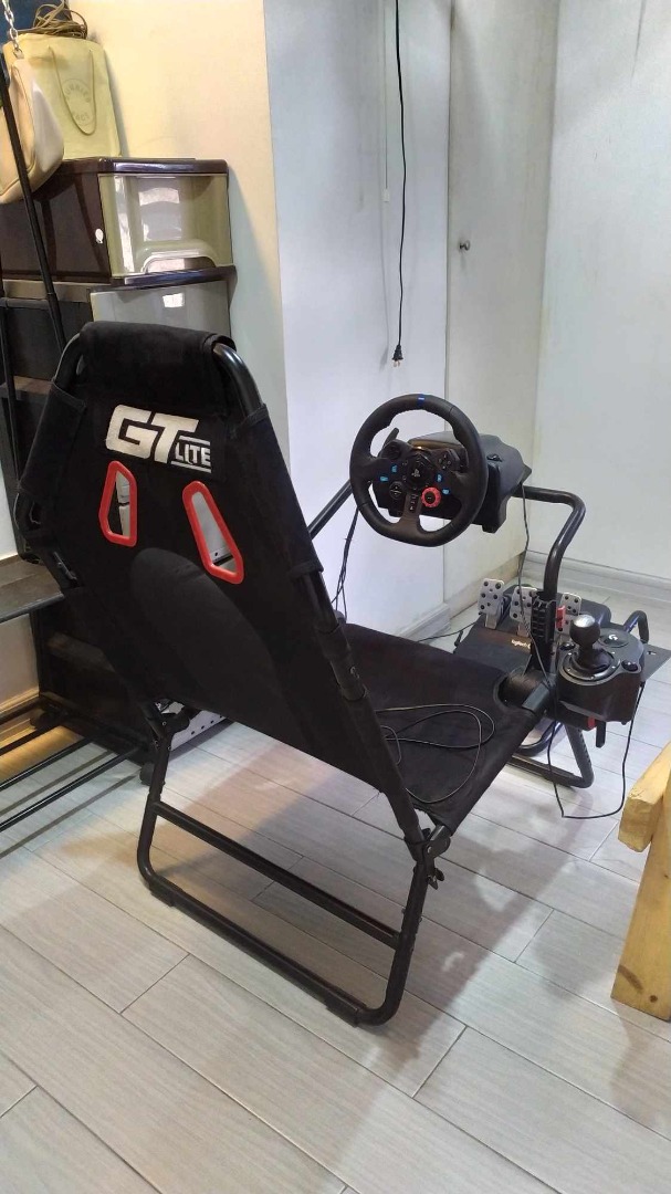 Racing Simulator Rig Foldable (Logitech G29 set & Next Level Racing GT ...