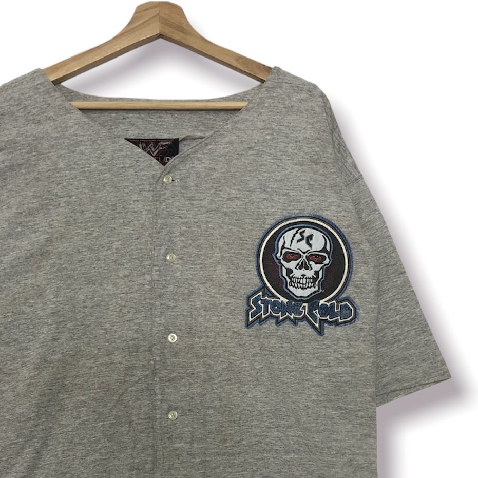 Rare Vintage Baseball Shirt STONE COLD 90s Saiz XXL, Men's Fashion ...