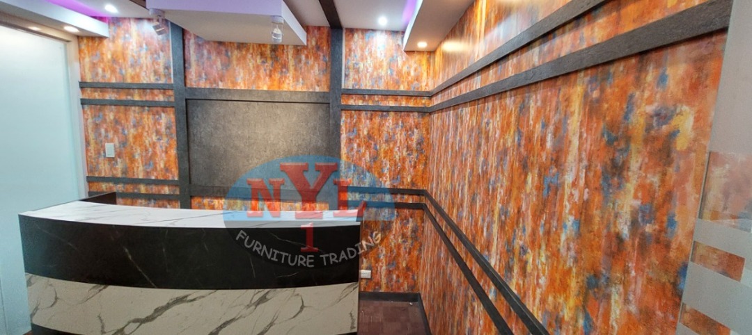 RECEPTION COUNTER / STEEL RACK / OFFICE PARTITION, Furniture & Home ...