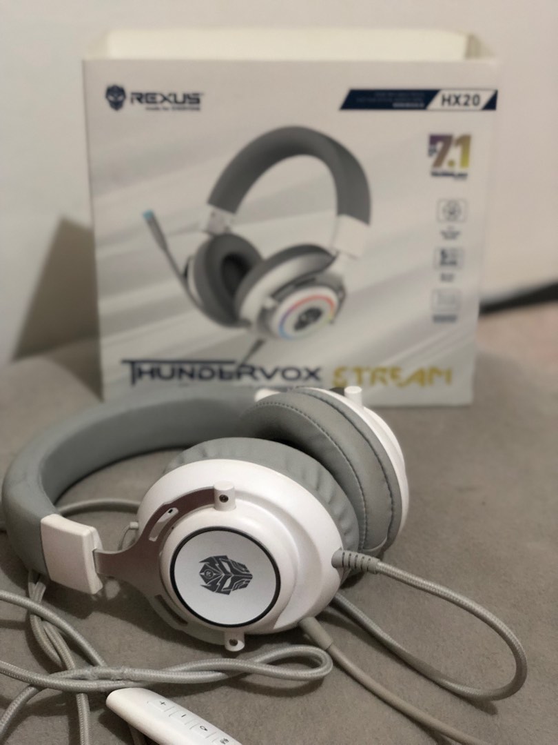 Rexus Headset Gaming, Elektronik, Bagian Komputer & Aksesoris di Carousell