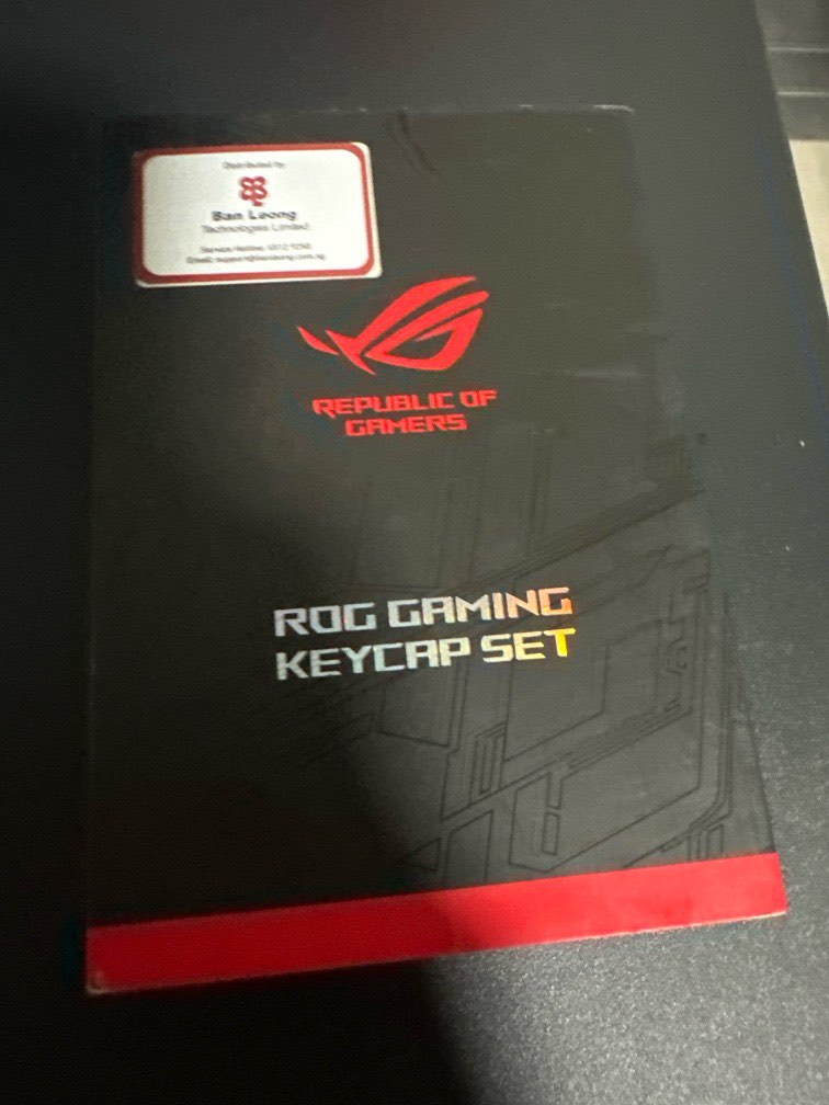 ROG gaming keycap set, Computers & Tech, Parts & Accessories, Computer ...