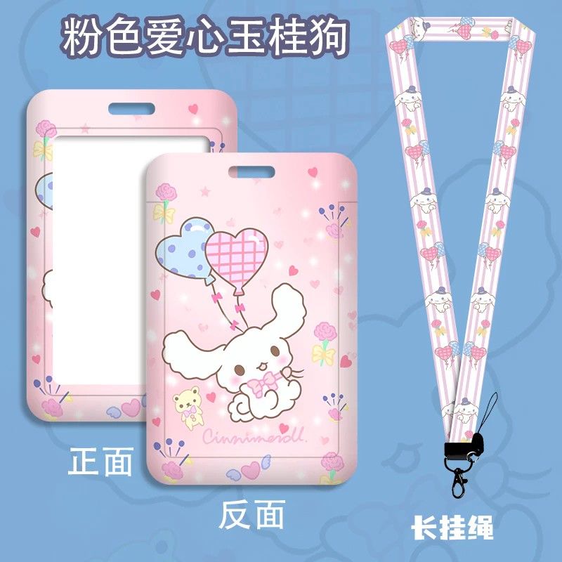 Sanrio Cinnamoroll Student ID Card holder lamyard work Id Card, Hobbies ...