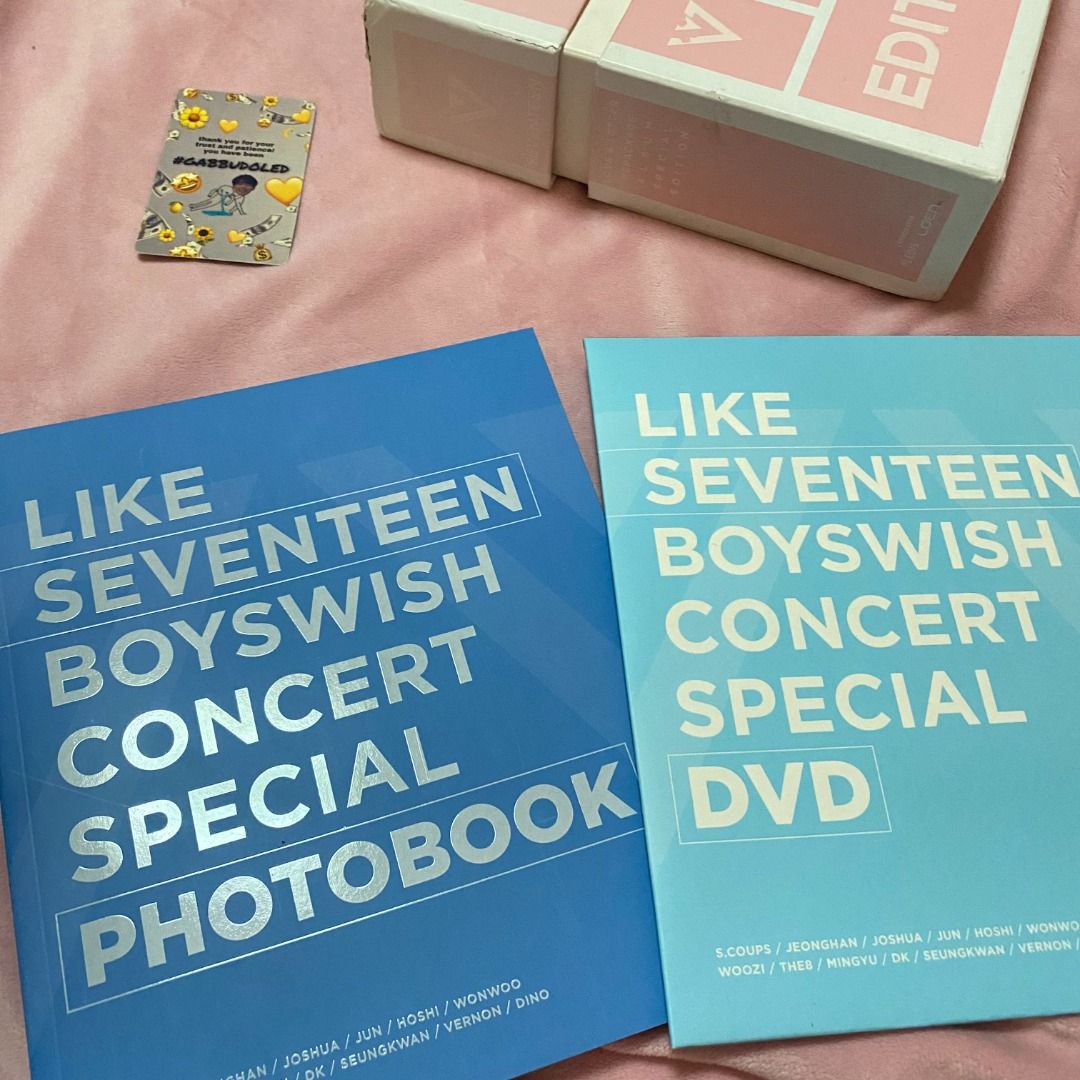 SEVENTEEN DVD Love & Letter Repackage Album Special Edition Like ...