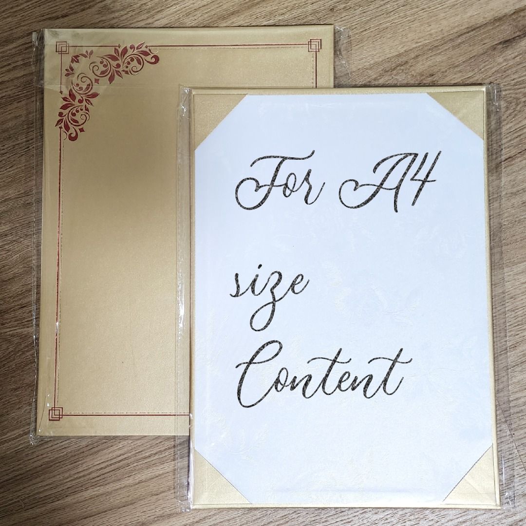 [SG Stock]-A4 Signature Folder Singapore | A4 Certificate Holder ...