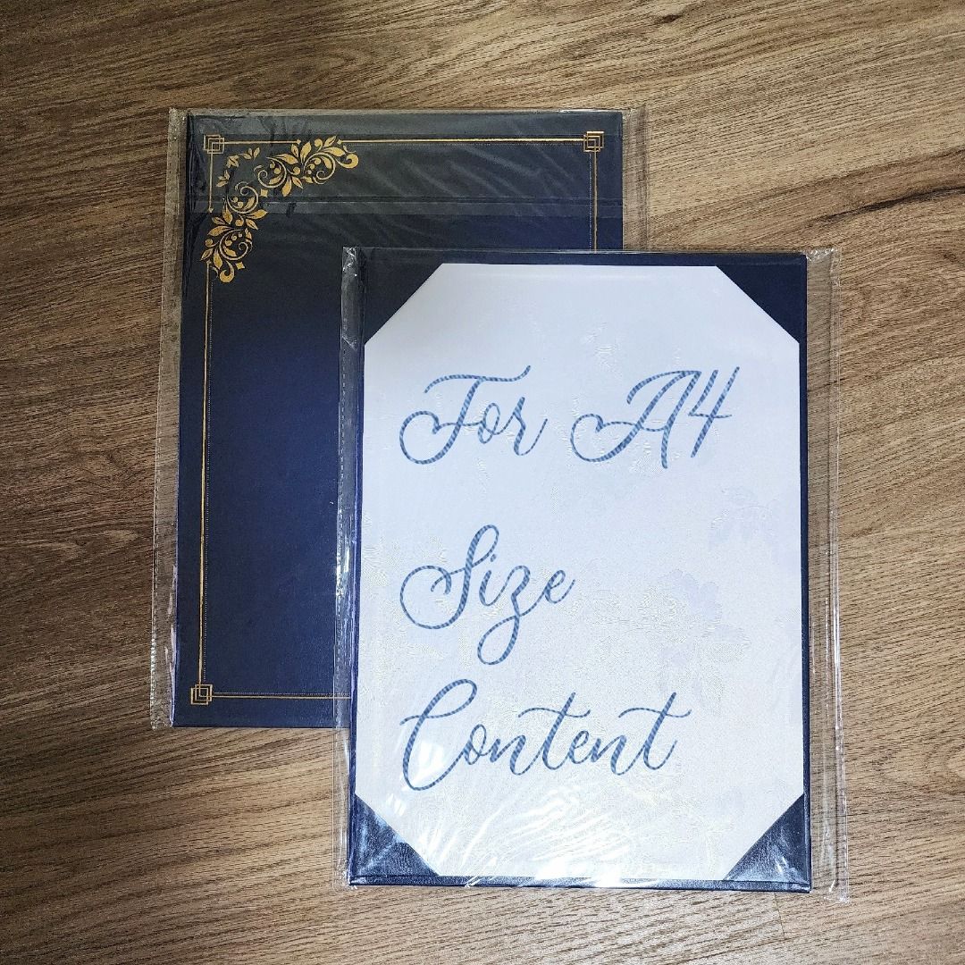 [SG Stock]-A4 Signature Folder Singapore | A4 Certificate Holder ...