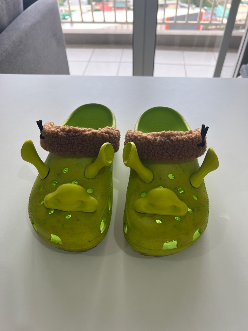 Shrek Crocs, Men's Fashion, Footwear, Casual Shoes on Carousell