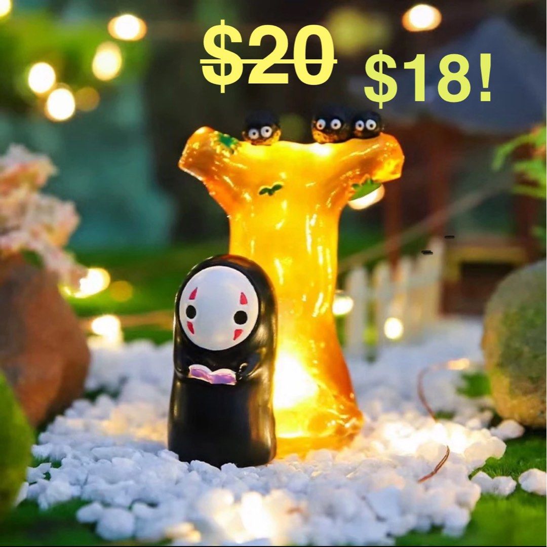 Studio Ghibli Night Light blind box (confirmed designs), Hobbies & Toys ...