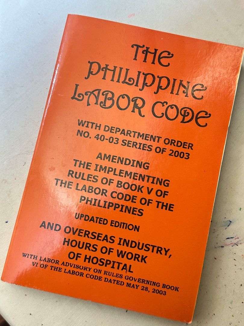 The Philippine Labor Code, Hobbies & Toys, Books & Magazines, Textbooks ...