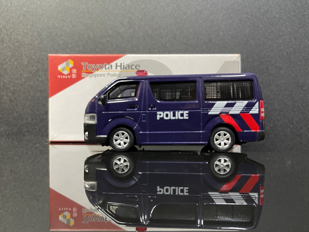 Tiny SG Toyota Hiace Police Van SPF not Masterpiece Collectibles ...