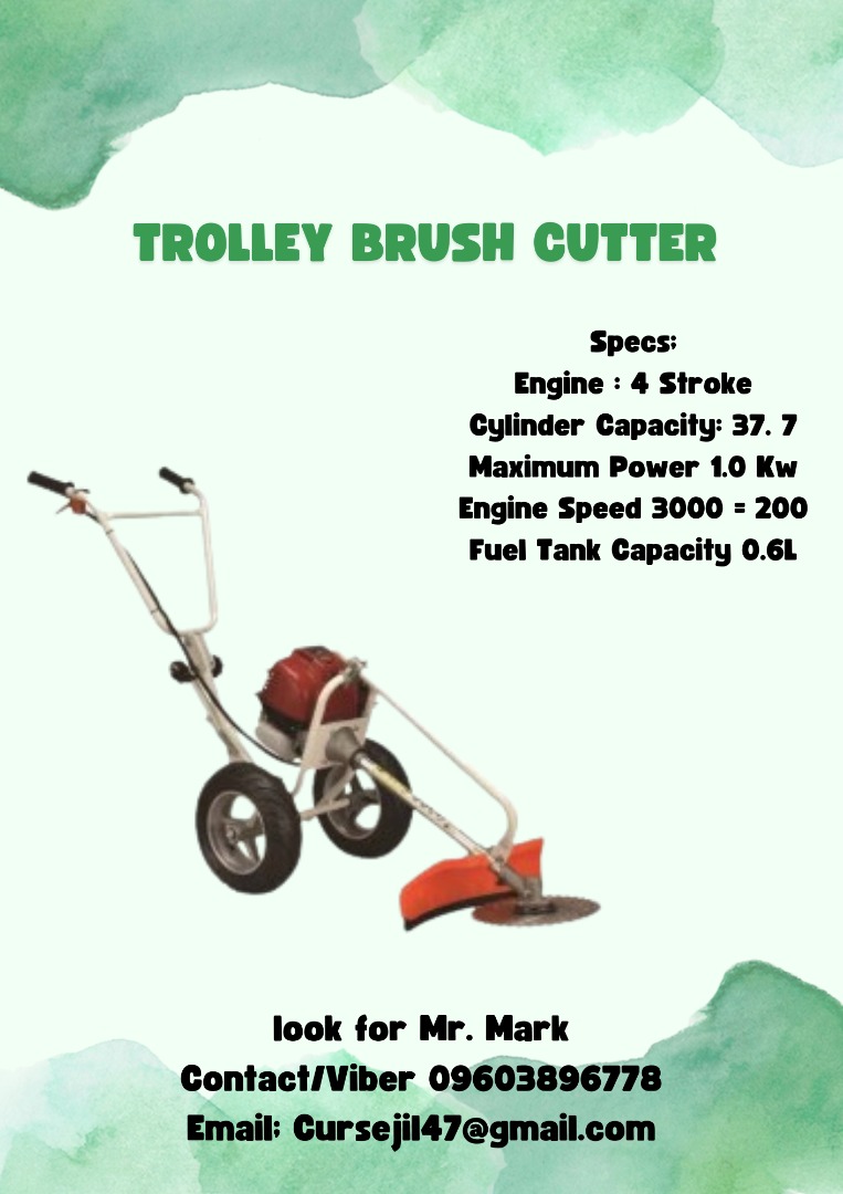 TROLLEY BRUSH CUTTER, Commercial & Industrial, Construction & Building ...