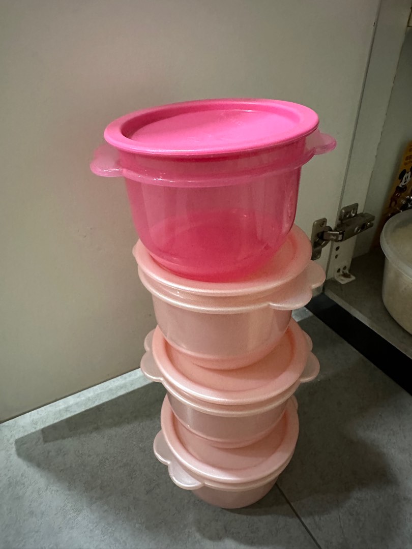 Tupperware One touch container, Furniture & Home Living, Kitchenware ...