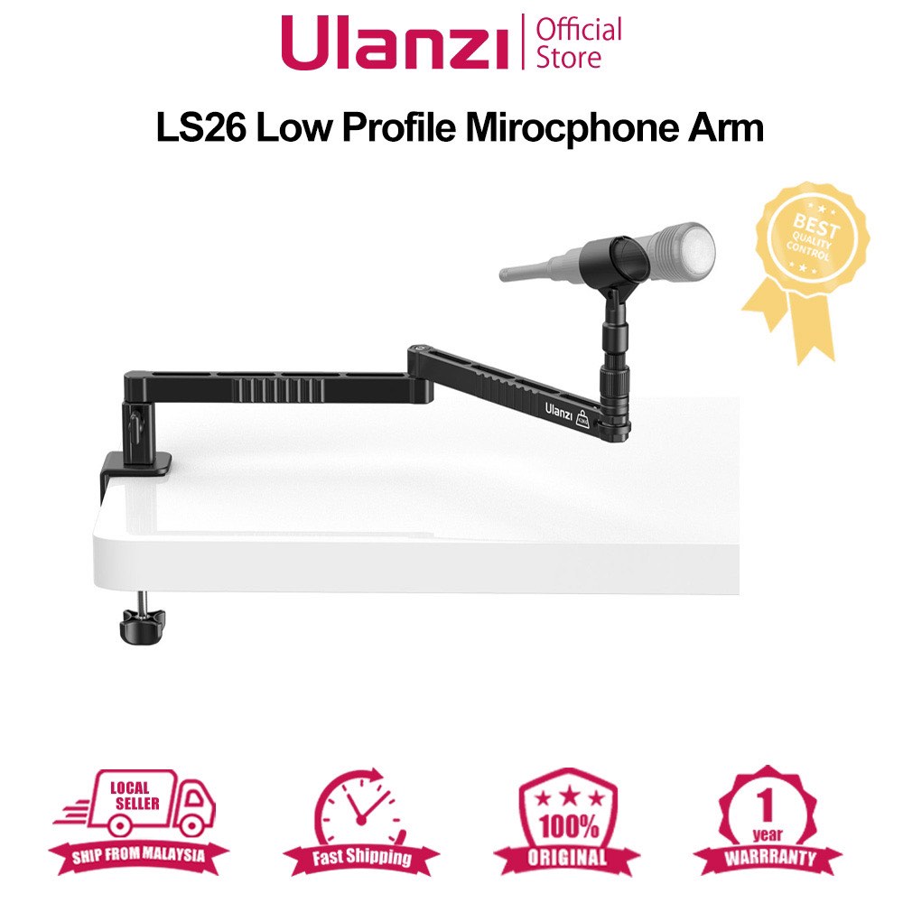 Ulanzi LS26 Low Profile Microphone Arm 2991, Audio, Portable Audio ...