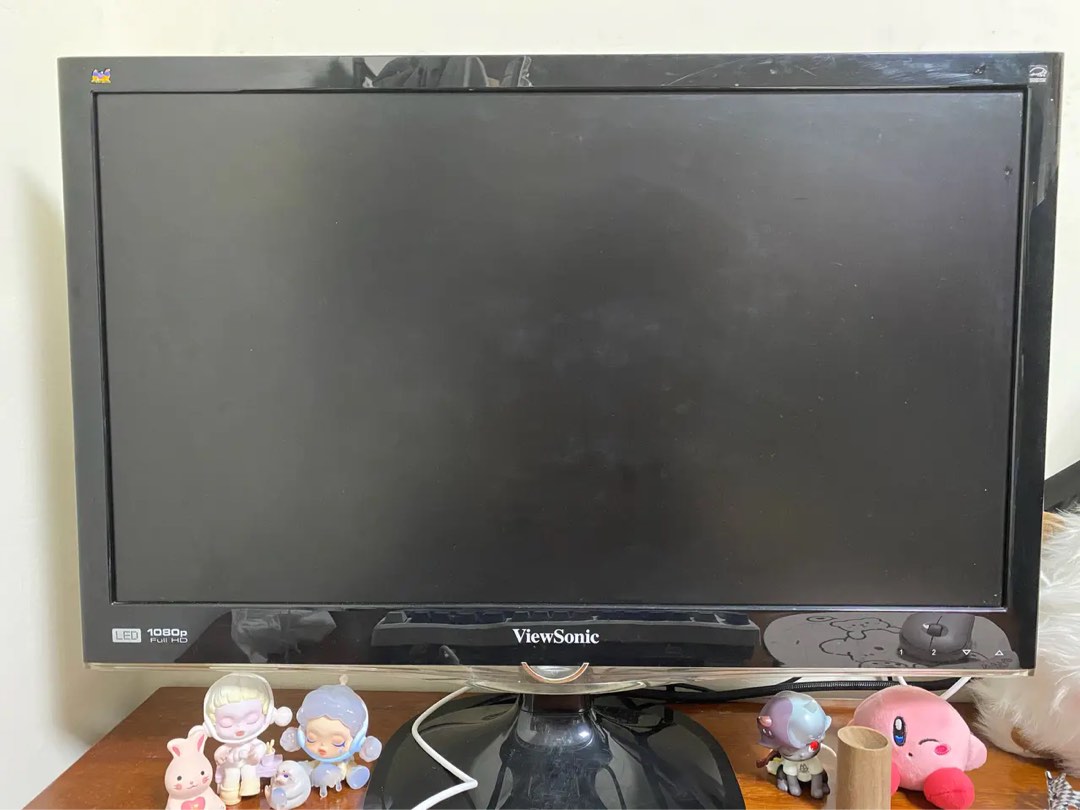 【需自取】ViewSonic 優派 電腦 螢幕 三隻鳥 約25寸 內建喇叭, 電腦及科技產品, 電腦周邊產品, LCD 螢幕在旋轉拍賣