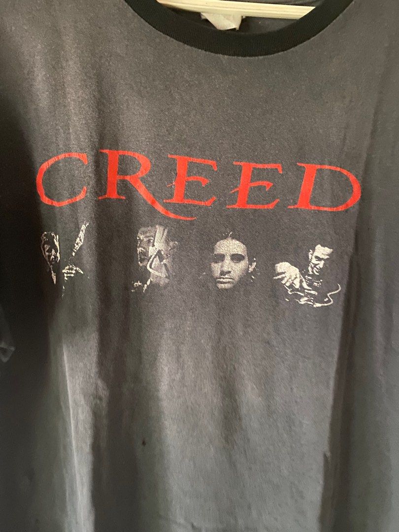 VINTAGE CREED 90s, Men's Fashion, Tops & Sets, Tshirts & Polo Shirts on Carousell