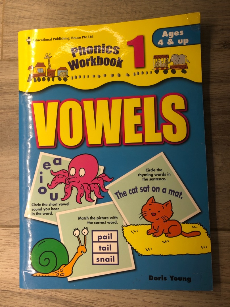 Vowels - Phonics Workbook ages 4 and up (Educational Publishing House ...