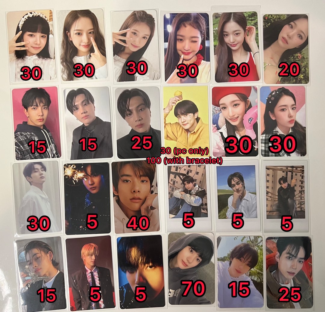 WTS RIIZE ENHYPEN IVE ZB1 FROMIS 9 Photocards, Hobbies & Toys, Collectibles & Memorabilia, K ...
