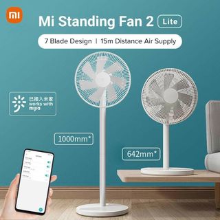 Xiaomi Fan 2 Lite Mi Smart Standing Fan Dual Height Wired Natural ...