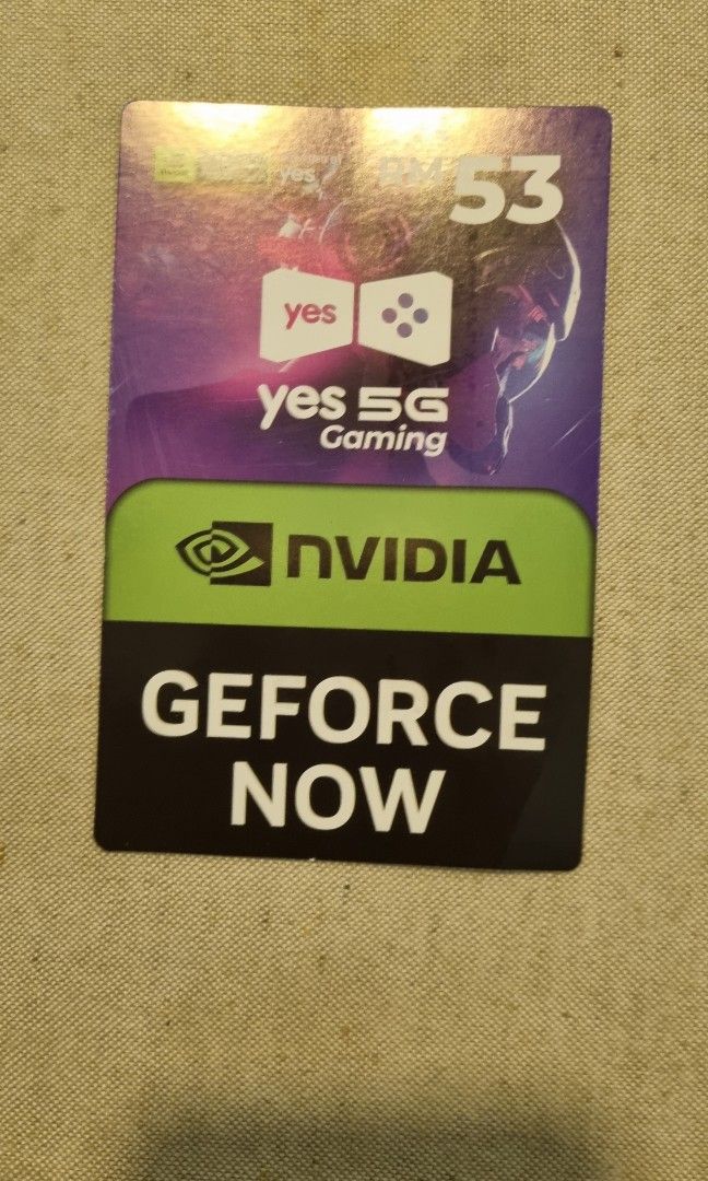 Yes GeForce RM53 Gift card, Video Gaming, Gaming Accessories, Game Gift ...