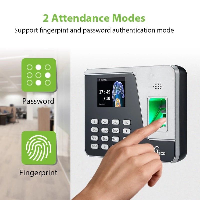 USB Attendance Recorder AS10 NGTeco AS10 Fingerprint Time Clock - No ...