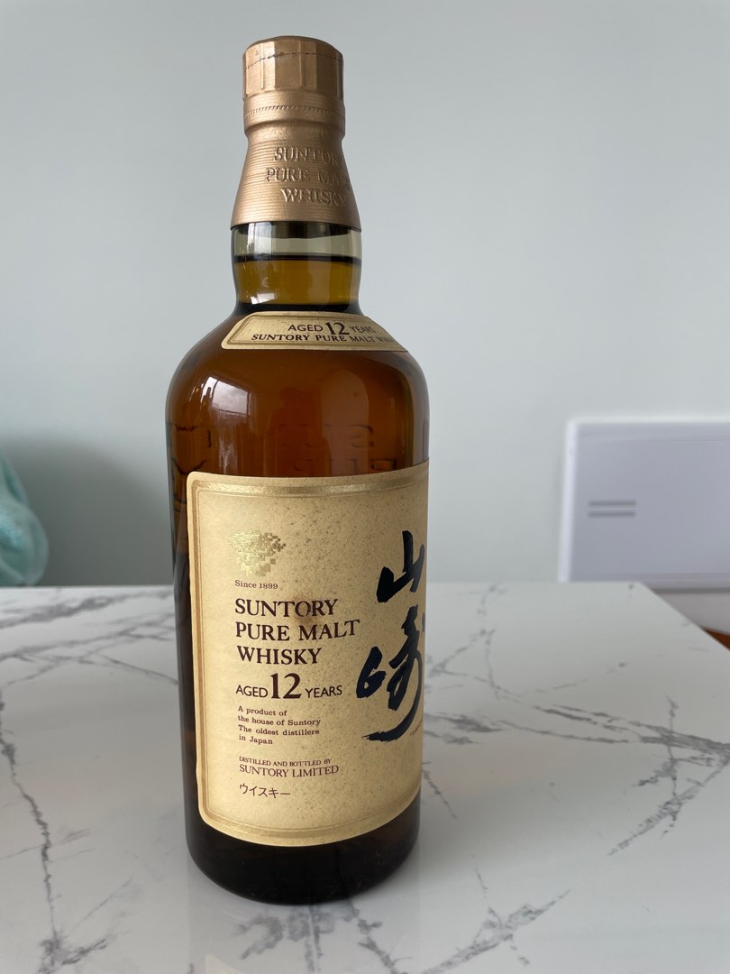舊山崎12年金花版 750ml 43% 冇盒, 嘢食 & 嘢飲, 酒精飲料 - Carousell