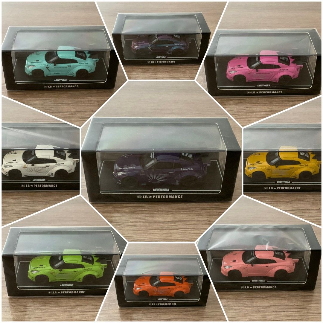 1/64 LB Performance Nissan GTR R35 GT Wing and Duck Tail set, Hobbies ...