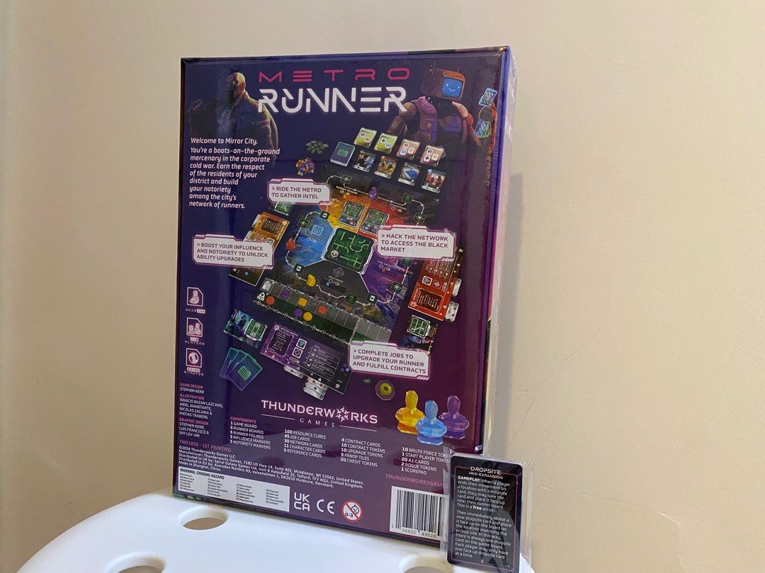 現貨(28/5更新) Metro Runner (Eng) - Kickstarter Board Game 2024全新桌遊, 興趣及遊戲 ...