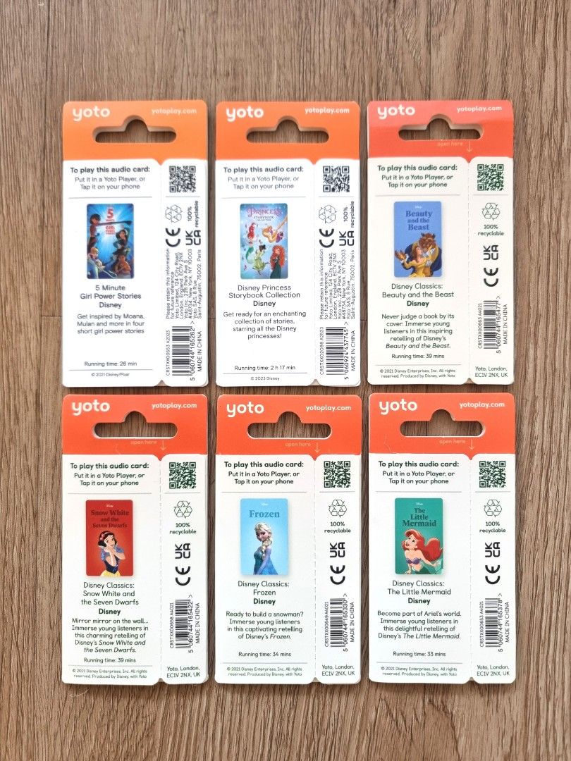 ($98 value) Disney Yoto story cards bundle for girls / Frozen / 5 ...