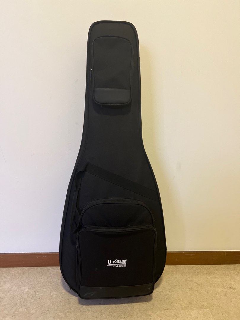 Acoustic guitar hard case large, Hobbies & Toys, Music & Media, Music ...
