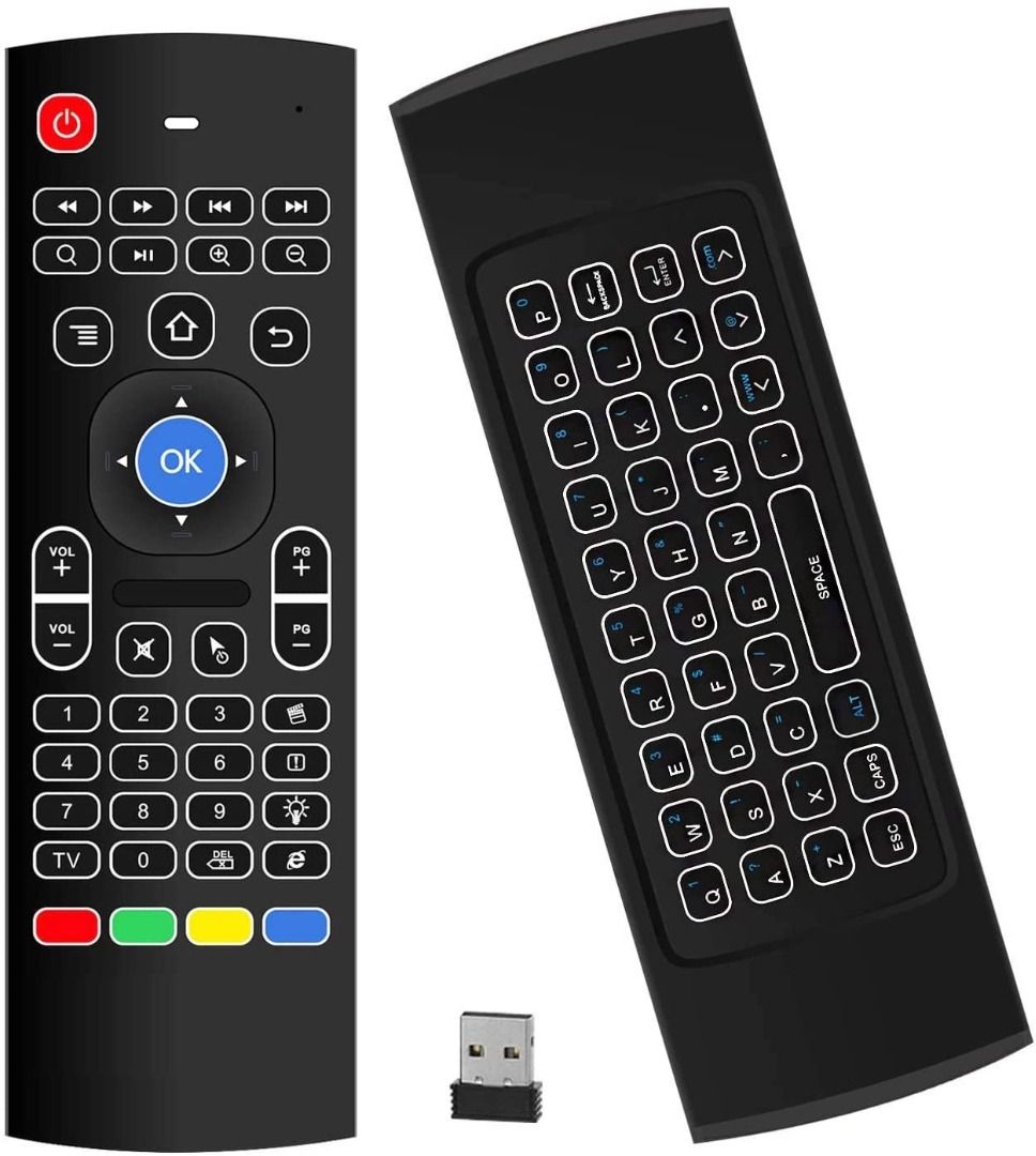 Air mouse backlight, airmouse mx3 for tv box, TV & Home Appliances, TV ...