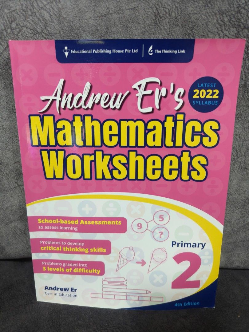 Andrew Er P2 primary 2 maths assessment book, Hobbies & Toys, Books ...