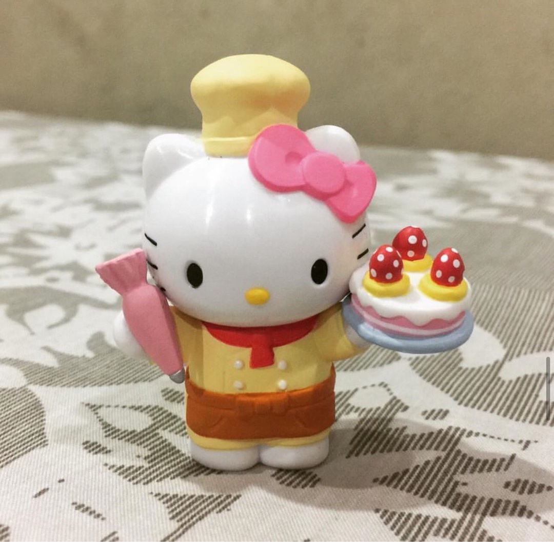 Authentic sanrio hello kitty profession series figure - baker, Hobbies ...