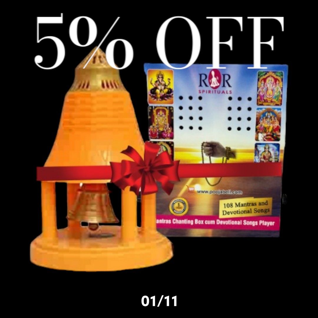 Automatic pooja bell & chanting box, Hobbies & Toys, Memorabilia ...