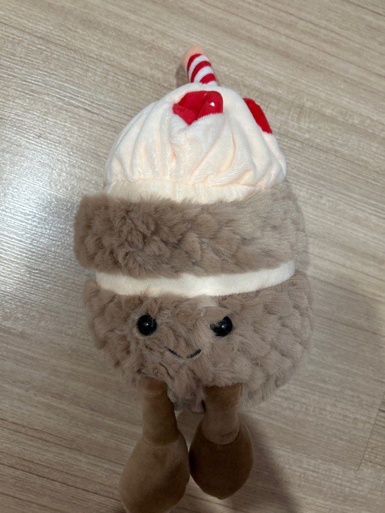 birthday cake soft toy / plush, Hobbies & Toys, Toys & Games on Carousell