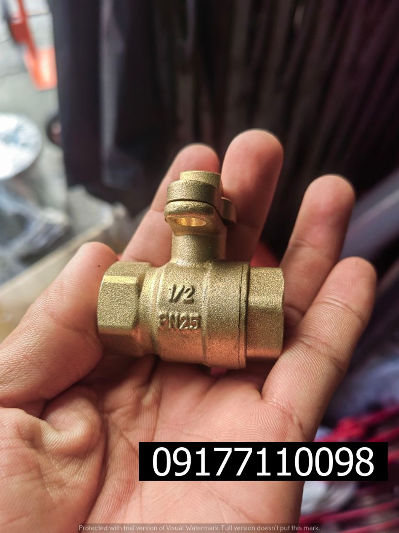 Brass Ball Valve w/ Lockwing, Commercial & Industrial, Construction ...