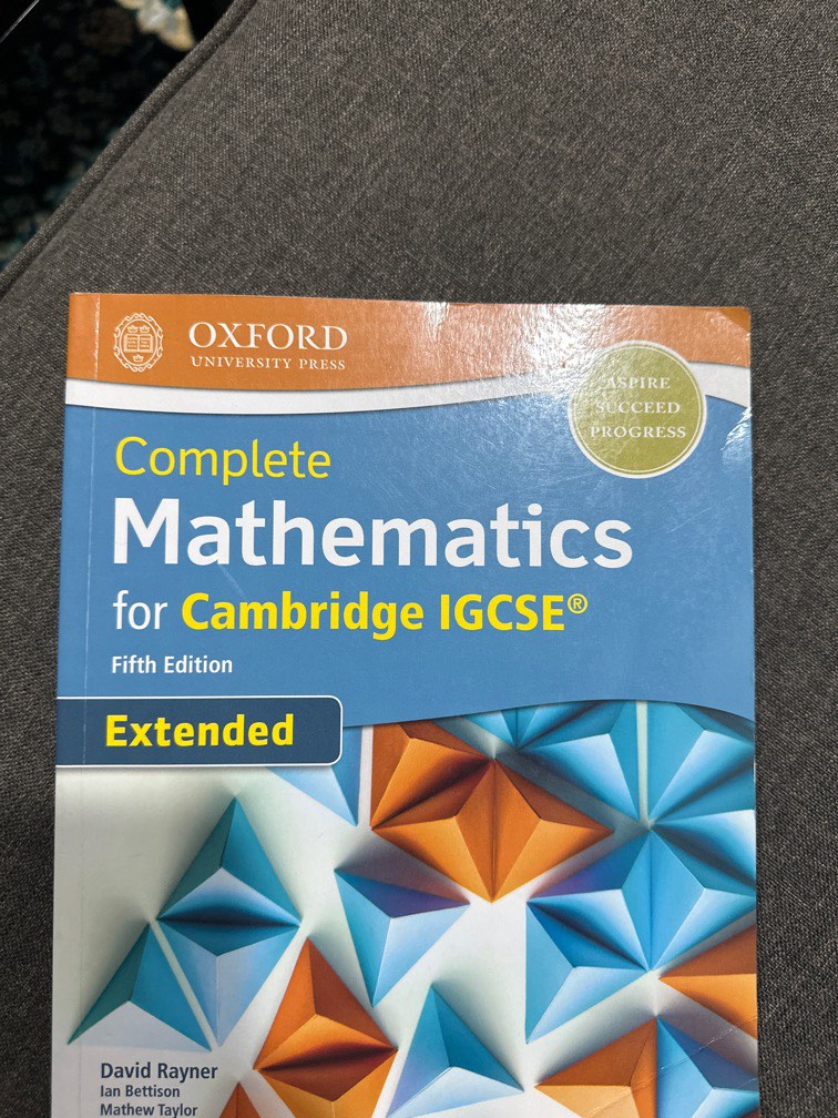 Complete Mathematics for Cambridge IGCSE Extended 5th Edition, Hobbies ...
